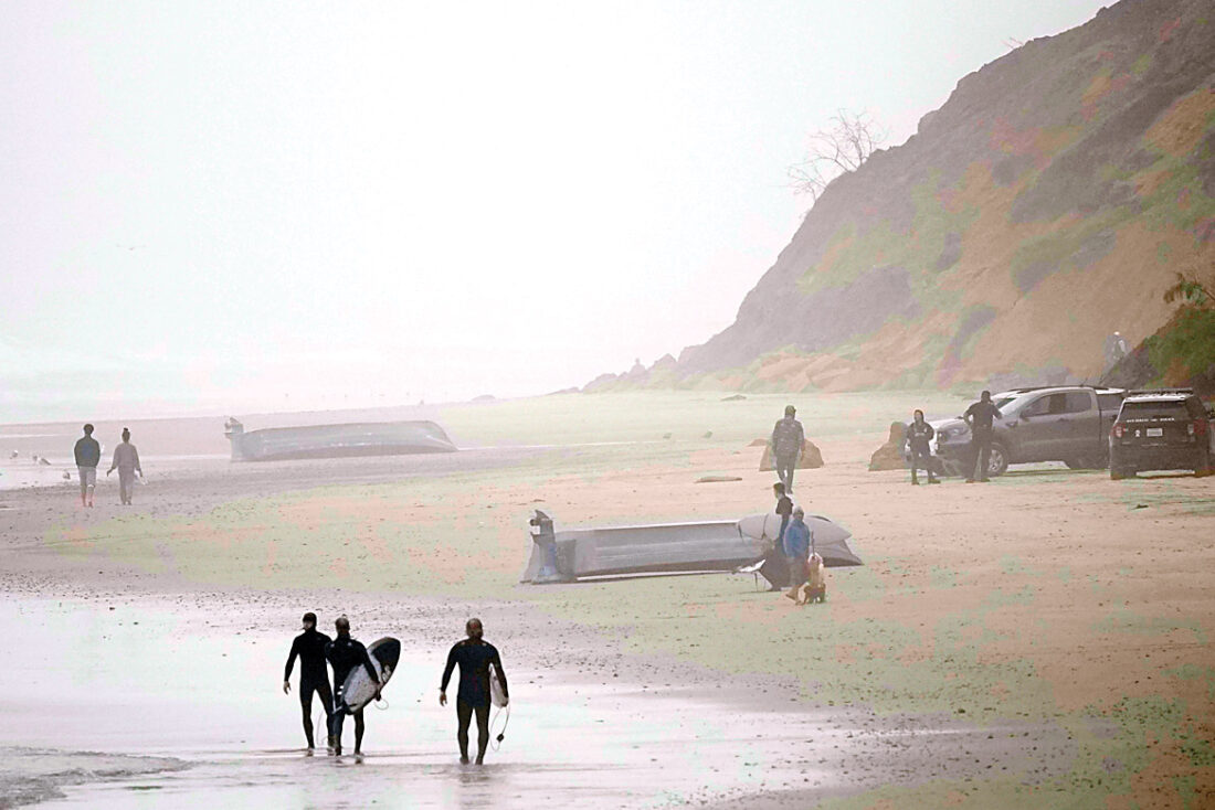 Smuggling boats capsize off San Diego | News, Sports, Jobs - Altoona Mirror